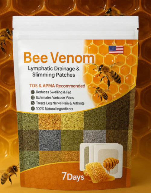 🌿 Buy 1 Get 1 FREE – Bee Venom Lymphatic Drainage & Slimming Foot Patc ...